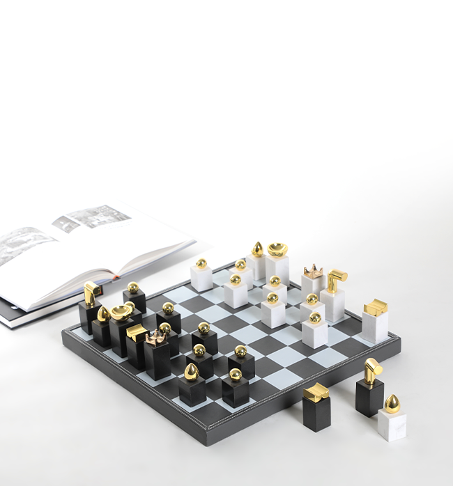 The Baron Collection Chess Board - Marble/MDF/PU – adevnoys
